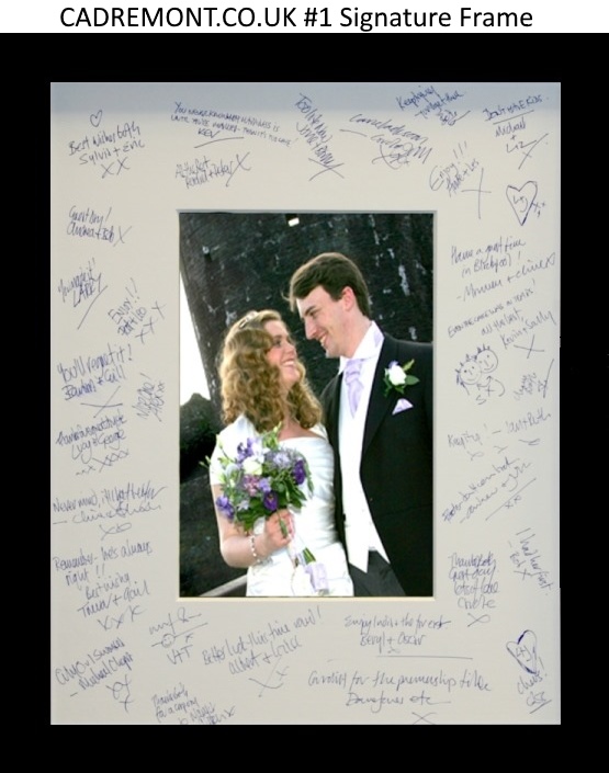 signature frame signable picture frame signature mount